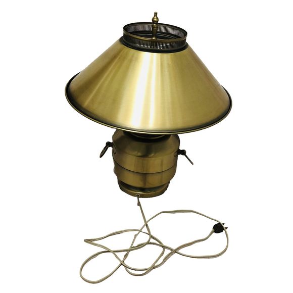 portable lamp | Other | Vintage Brass Table Lamp Underwriters ...